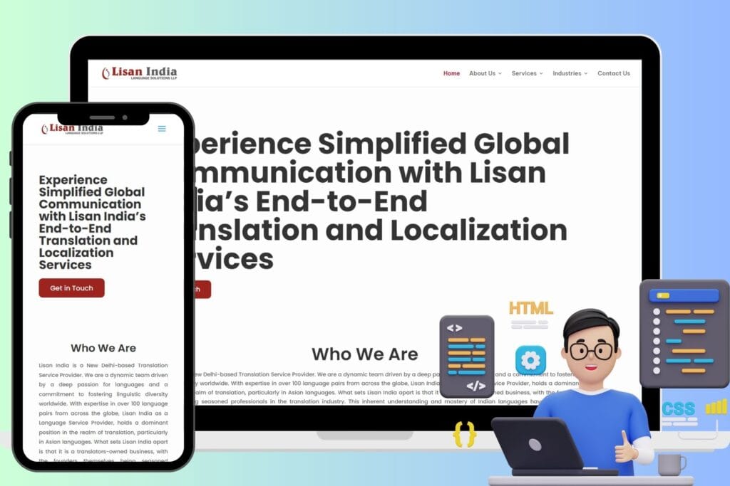 Website Development & SEO Work Performance of Lisan India - by Technifite
